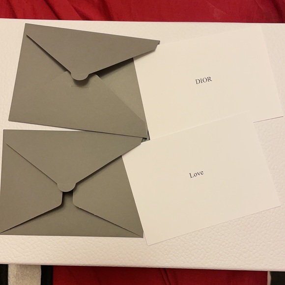 Dior | Accessories | Dior Letter Stationary Message Note Cards | Poshmark